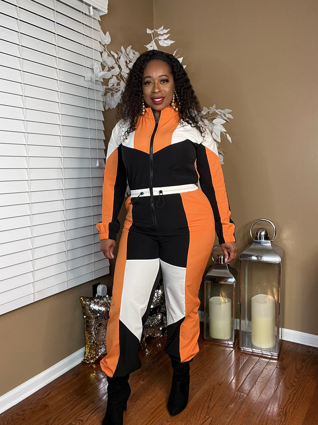 The ARI Colorblock Jumpsuit – Bella's Attic Boutique